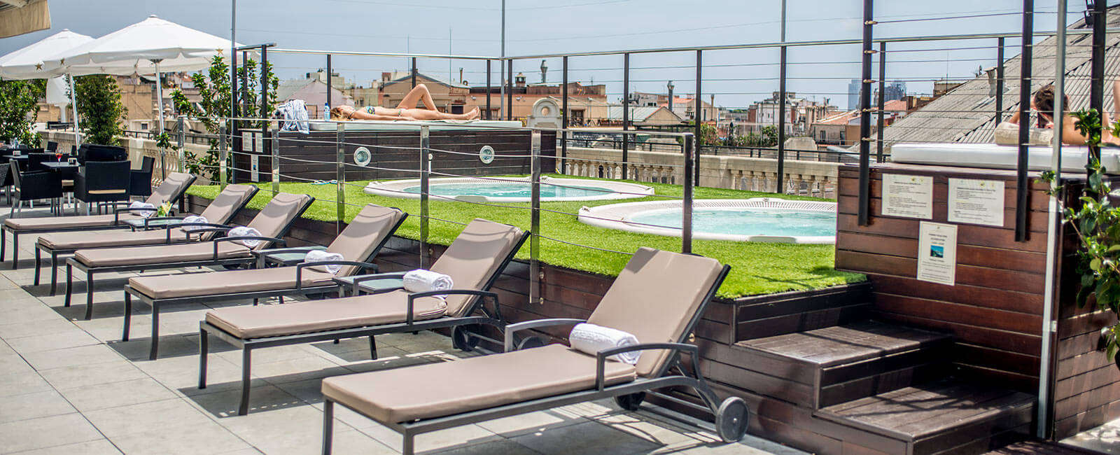 Terrace in Barcelona | Hotel Barcelona Center