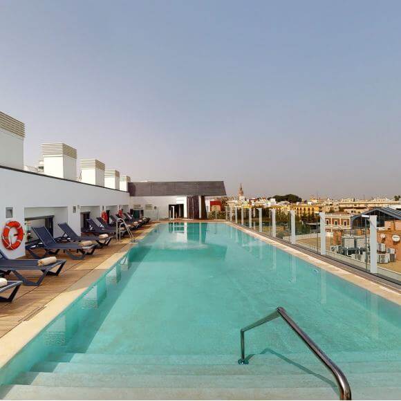 Terraza | Hotel Giralda Center, Sevilla | Web oficial